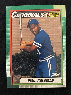 1990 Topps - #654 Paul Coleman (RC) | eBay