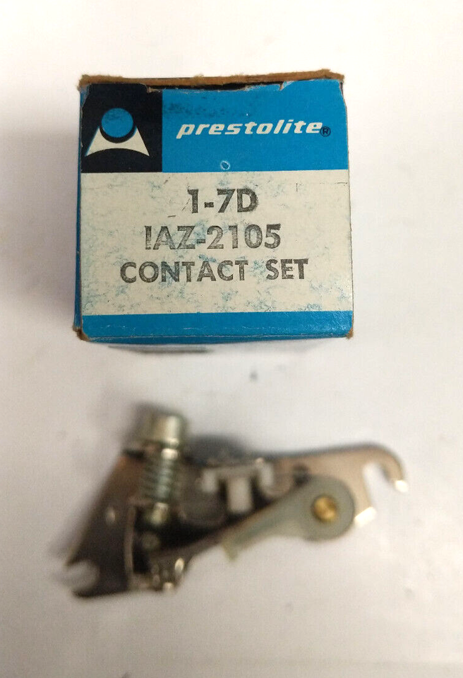 Prestolite 1-7D set ignition points, IAZ-2105 1963-1974 Corvette, D106P ...