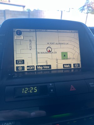 06-09 Toyota Prius GPS Display Screen Monitor Information NAVI Center ...