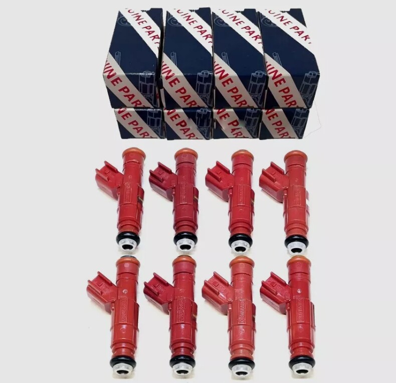 8X Genuine BOSCH Upgrade Fuel Injectors OEM 0280155934 For Dodge Ram 5 ...
