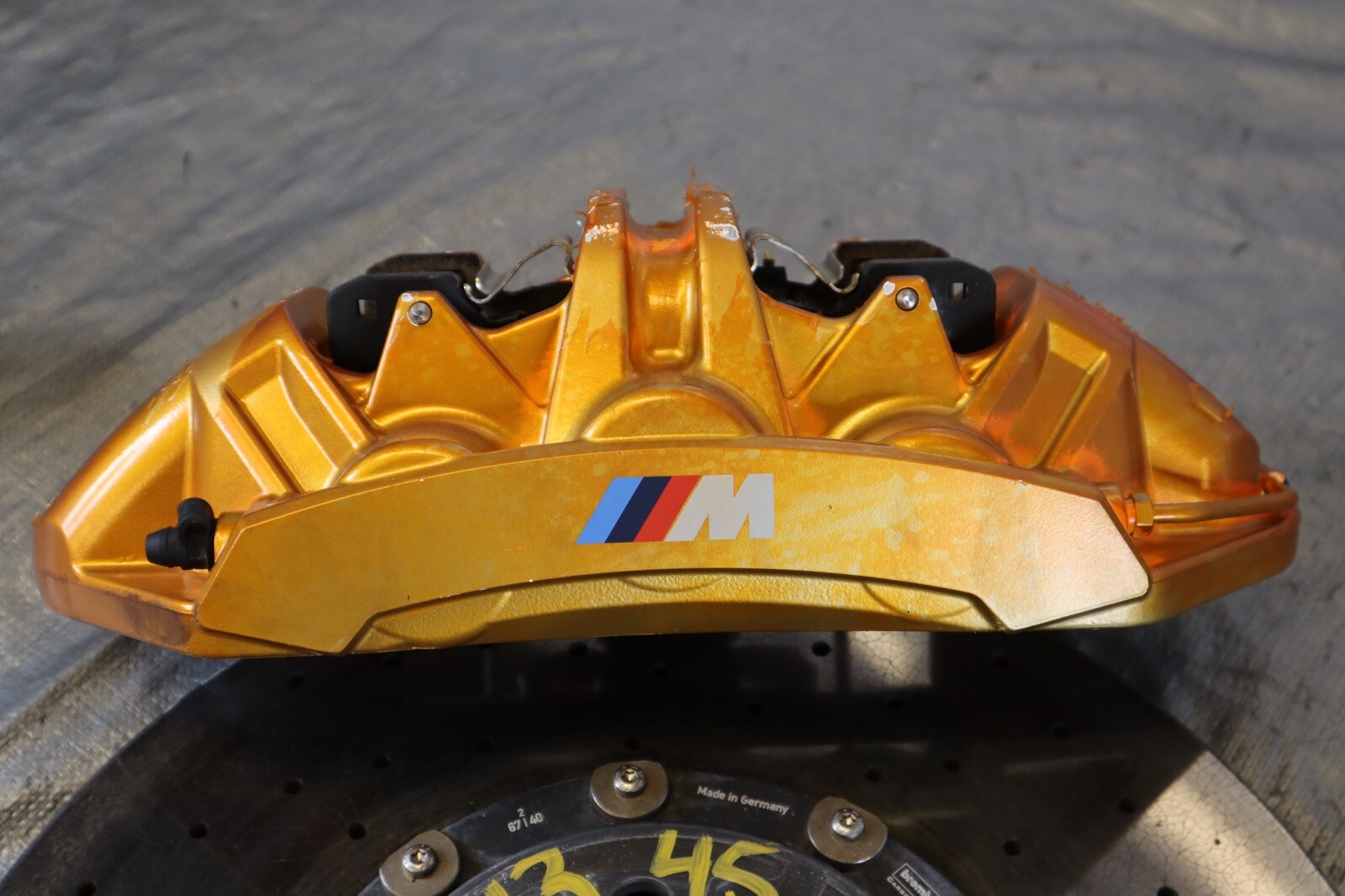 2018 BMW M5 SEDAN COMPETITION 4.4L F90 OEM BREMBO BRAKE CALIPERS ...