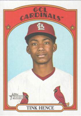2021 Topps Heritage Minors Baseball #165 Tink Hence | eBay