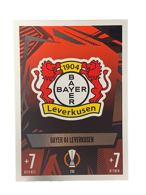 2023-24 Topps Match Attax UEFA #235 Club Badge Bayer Leverkusen | eBay