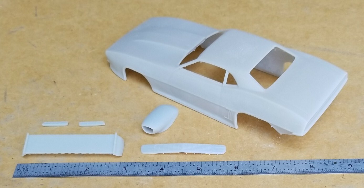 ABS-LIKE RESIN 3D PRINTED 1/25 1969 CAMARO PRO MOD BODY SET. DRAG | eBay