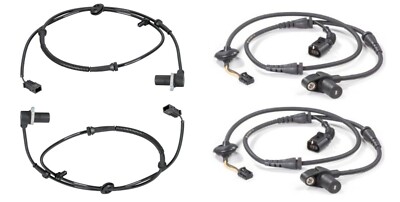 Hella Front & Rear Left Right ABS Wheel Speed Sensor Kit for Audi A4 ...