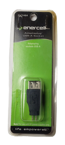 NEW ENERCELL 2730464 ADAPTAPLUG USB-A Socket Adapter. Free Shipping | eBay