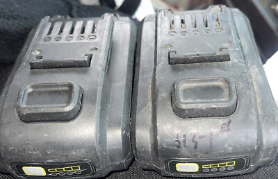 2 MASTERFORCE 20v BATTERY, 1.5 Lith-Ion 252-8031 | eBay