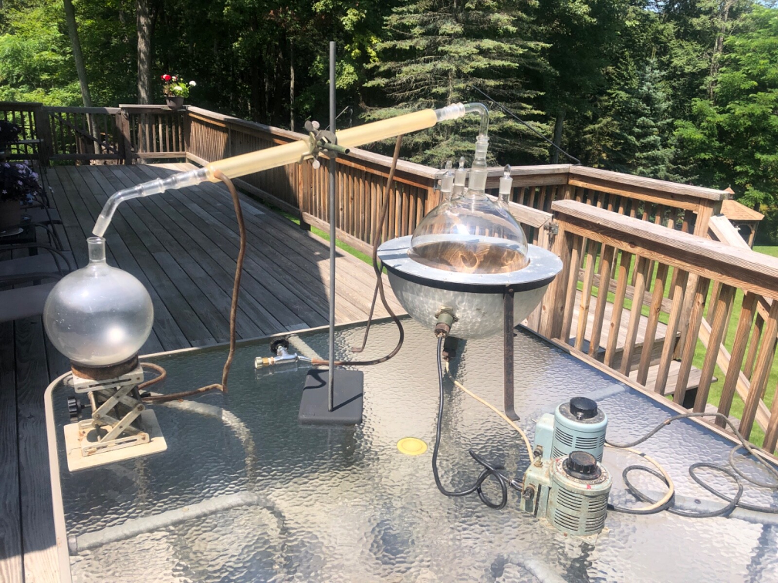 Vintage glass Hungarian pálinka distillation kit. DIY moonshine ...