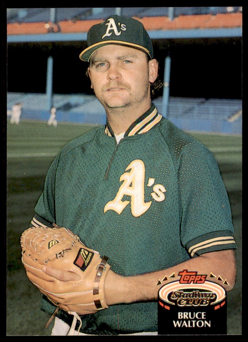 1992 Stadium Club Bruce Walton Rookie Oakland Athletics #563 | eBay