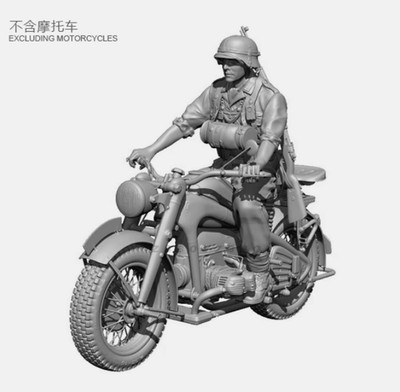 1/35 Resin Motorcyclist Motorcycle rider only figure Unpainted ...