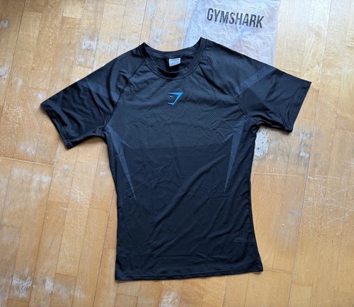 Gymshark Onyx V5 Compression T-Shirt Blue Men’s Size S Short Sleeve | eBay