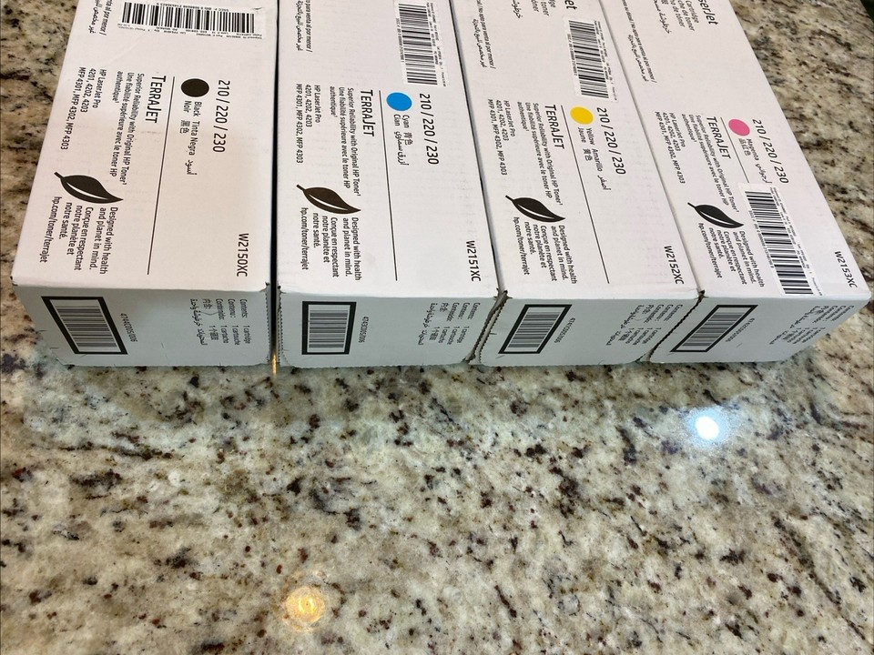 HP Set HP 210/220/230 W2150XC W2151XC W2152XC W2153XC 210x TONER SEALED ...
