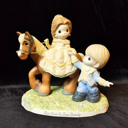 RARE Precious Moments Disney "Our Love Is True Beauty" LE Belle Beast ...