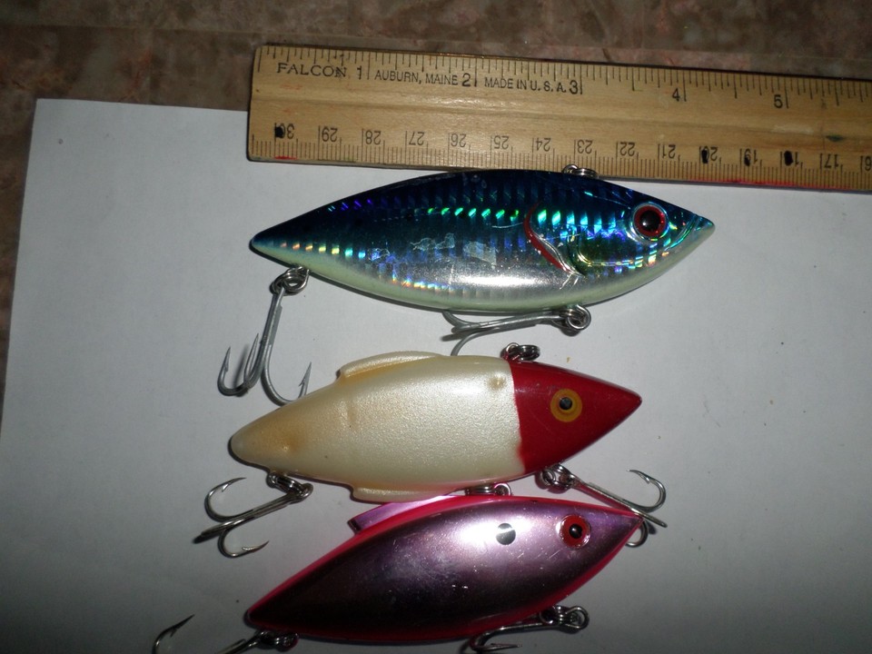 (7) Bill Lewis Rat-L-Trap Jimmy Houston Cordell spots lures & unknown ...