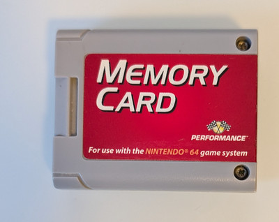 Nintendo 64 Memory Card Nintendo 64 N64 by Performance p-302 | eBay