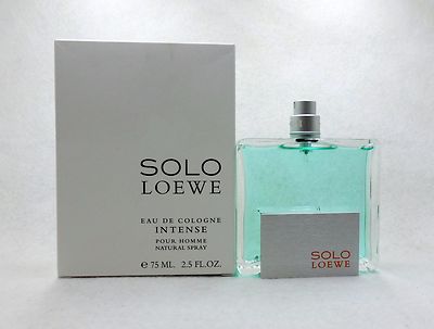 SOLO INTENSE BY LOEWE POUR HOMME EAU DE COLOGNE NATURAL SPRAY 75 ML/2.5 ...