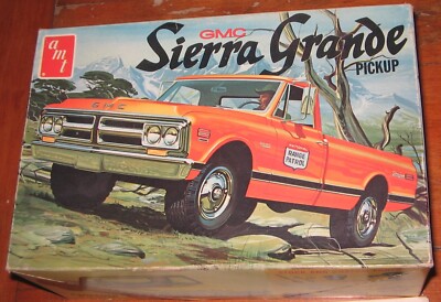 AMT 1971 GMC Sierra Grande Pickup Truck Empty Box # T120 Instructions ...