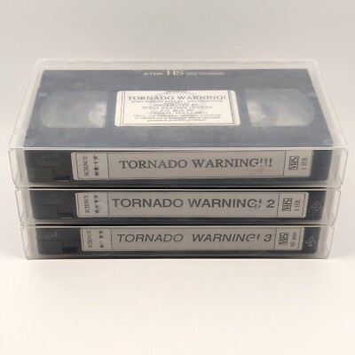 Tornado Warning 1-3 VHS, Warren Faidley - Weatherstock, Texas Weather ...