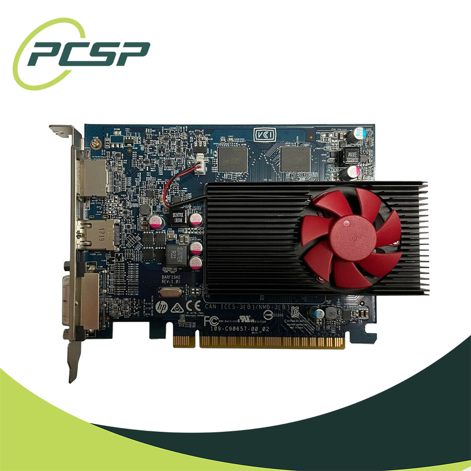 HP Radeon R7 450 4GB GDDR5 1xDVI 1xHDMI 1x DisplayPort Graphics Card ...