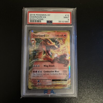 Charizard EX HOLO 2016 Pokemon XY Evolutions #12/108 PSA 9 MINT | eBay