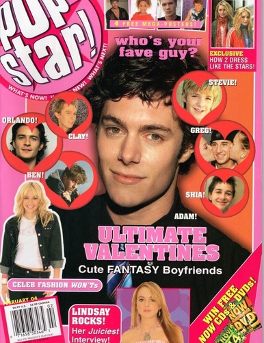 2/04 February 2004 Pop Star magazine Greg Raposo Shia LaBeouf Chris ...
