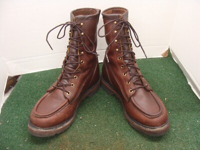C.C. Filson Uplander Hunting Sportsman Lace Up Boots Brown Leather Men ...