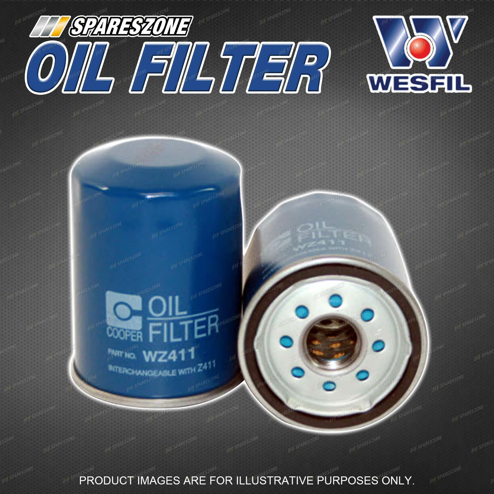 Wesfil Oil Filter for Mitsubishi Lancer Evolution CG CH CJ Magna TE TF ...