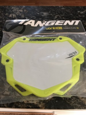 TANGENT BMX VENTRIL 3D NUMBER PLATE PRO SIZE | eBay