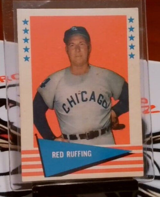 #1859 1961 FLEER RED RUFFING #74 | eBay