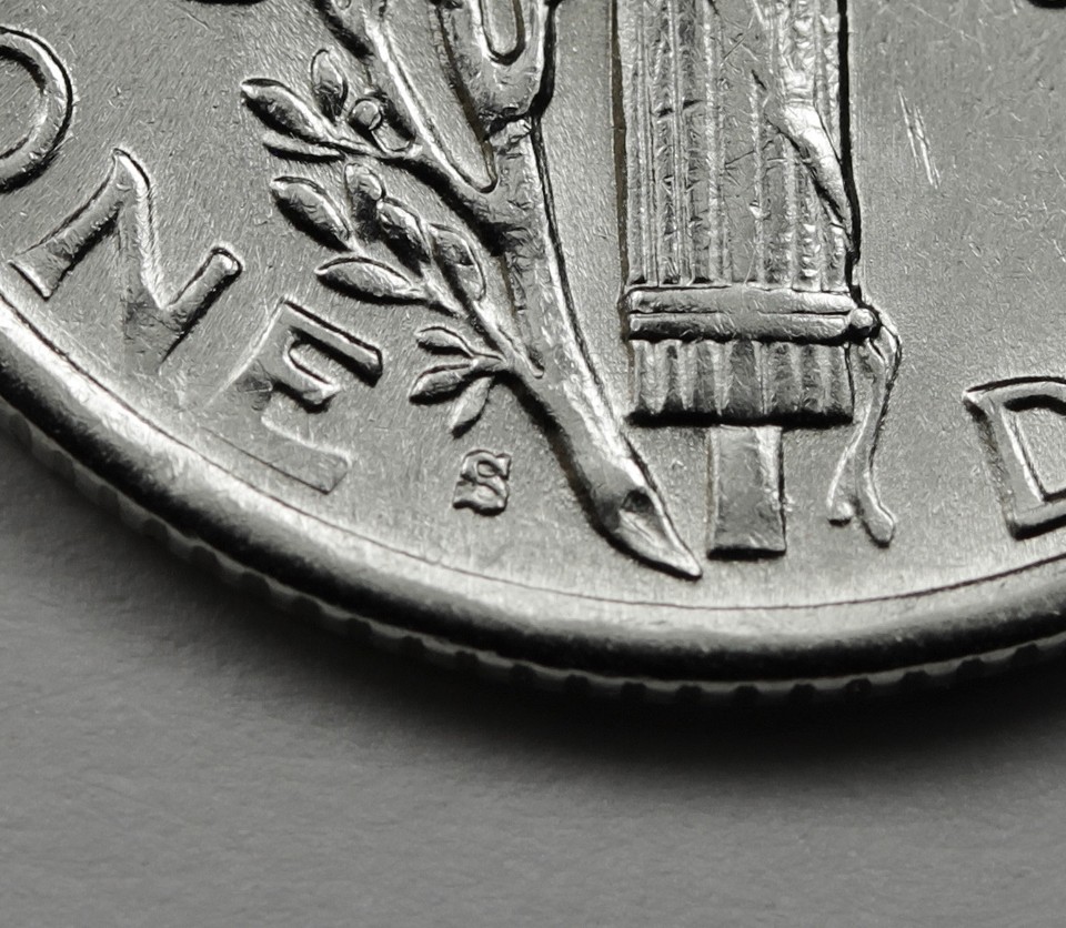 1945-s Mercury Head Dime. Micro "s" Mint Mark. 60% FSHB's. High Grade ...