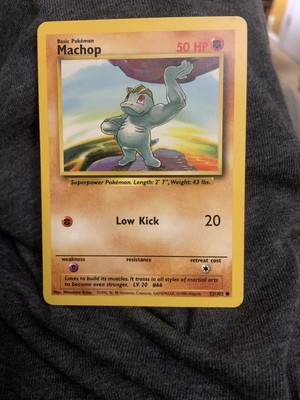 Pokemon 1st Edition Base Set Machop 52/102 | eBay