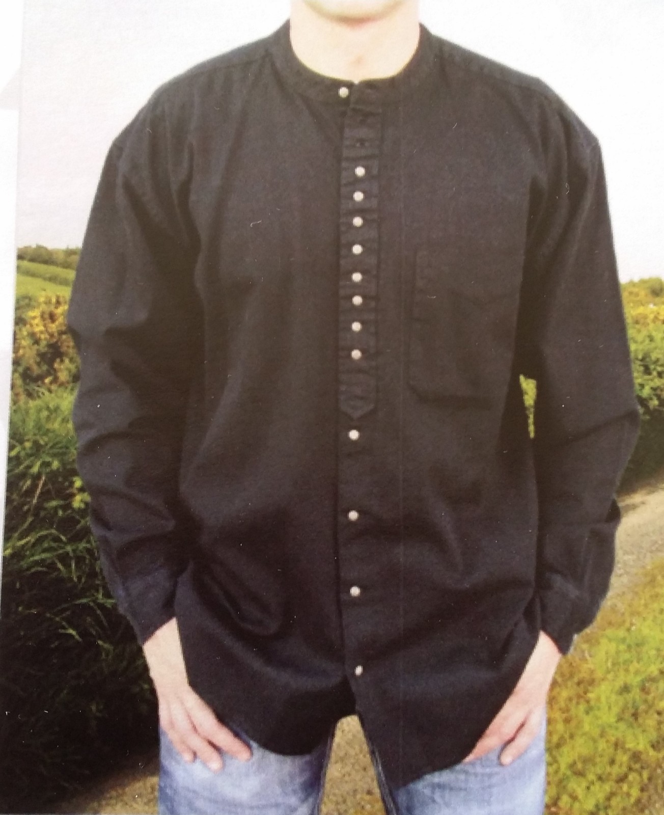Collarless Grandfather/Granddad Shirt from Ireland Traditional Irish ...