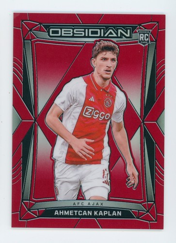 2024-25 Ahmetcan Kaplan Panini Obsidian Red Flood Ajax Rookie Soccer ...
