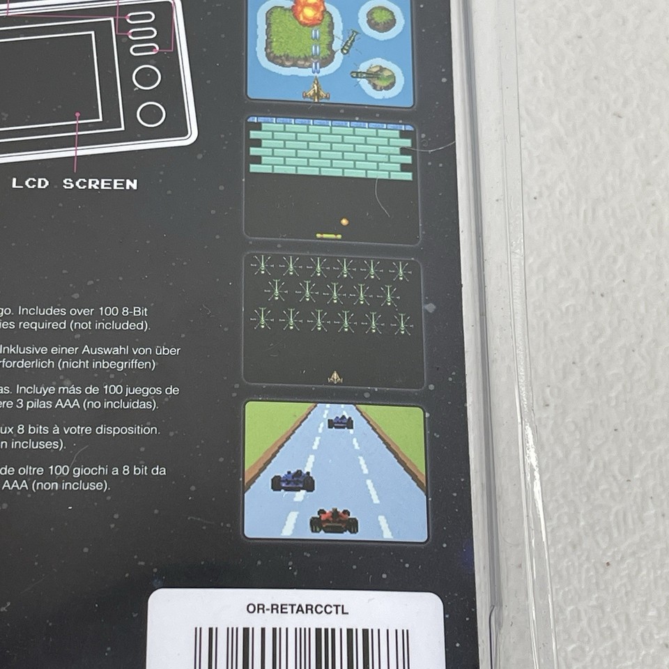 ORB Retro LCD Pocket Games Device Over 100 8-Bit Games. Brand New ...