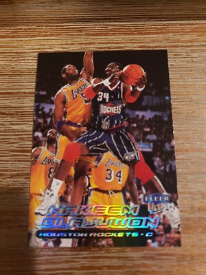 Hakeem Olajuwon 1999 Fleer Ultra #107 w/ Kobe Bryant | eBay