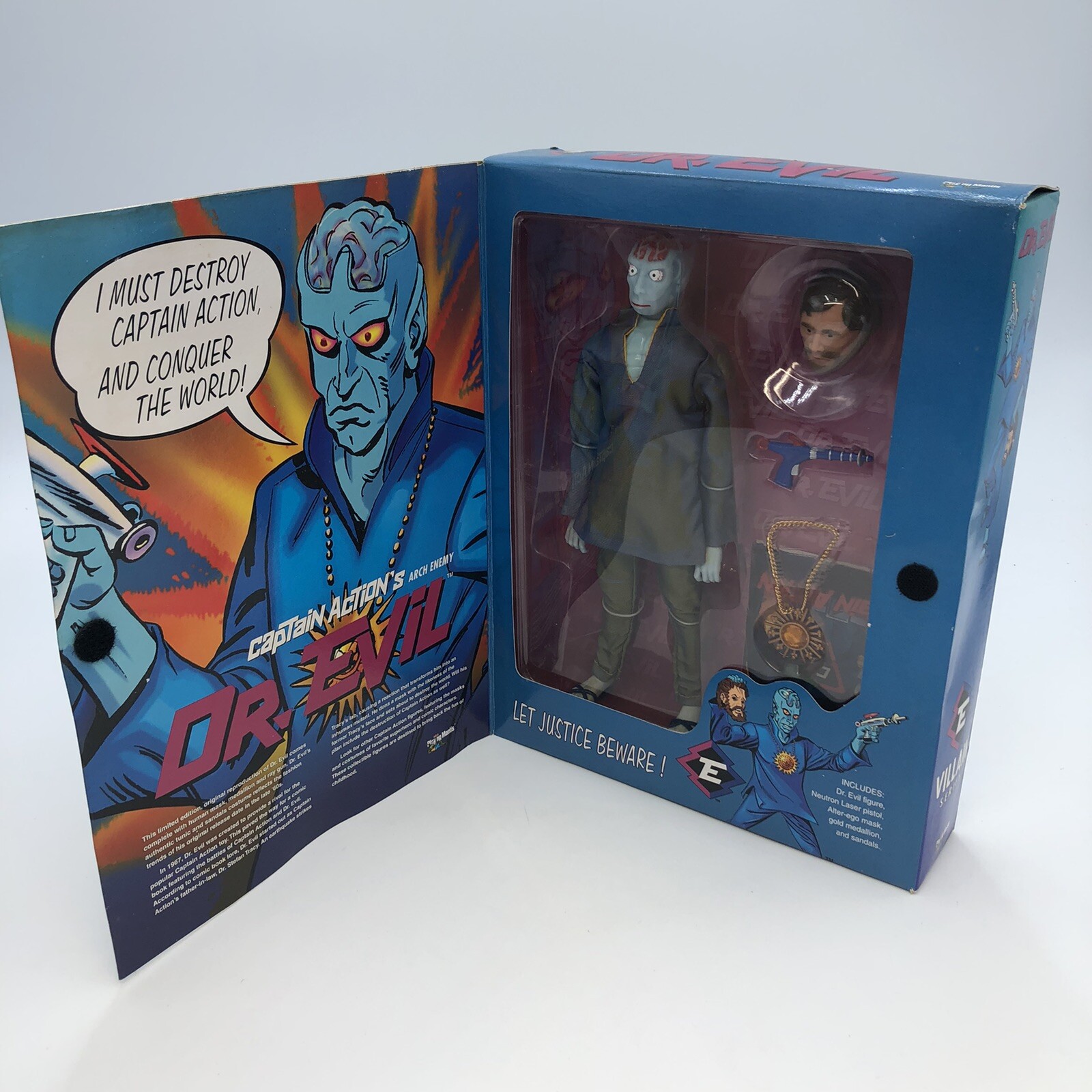 Captain Action Dr. Evil Playing Mantis Villain Series 1998 Figure (BOX ...