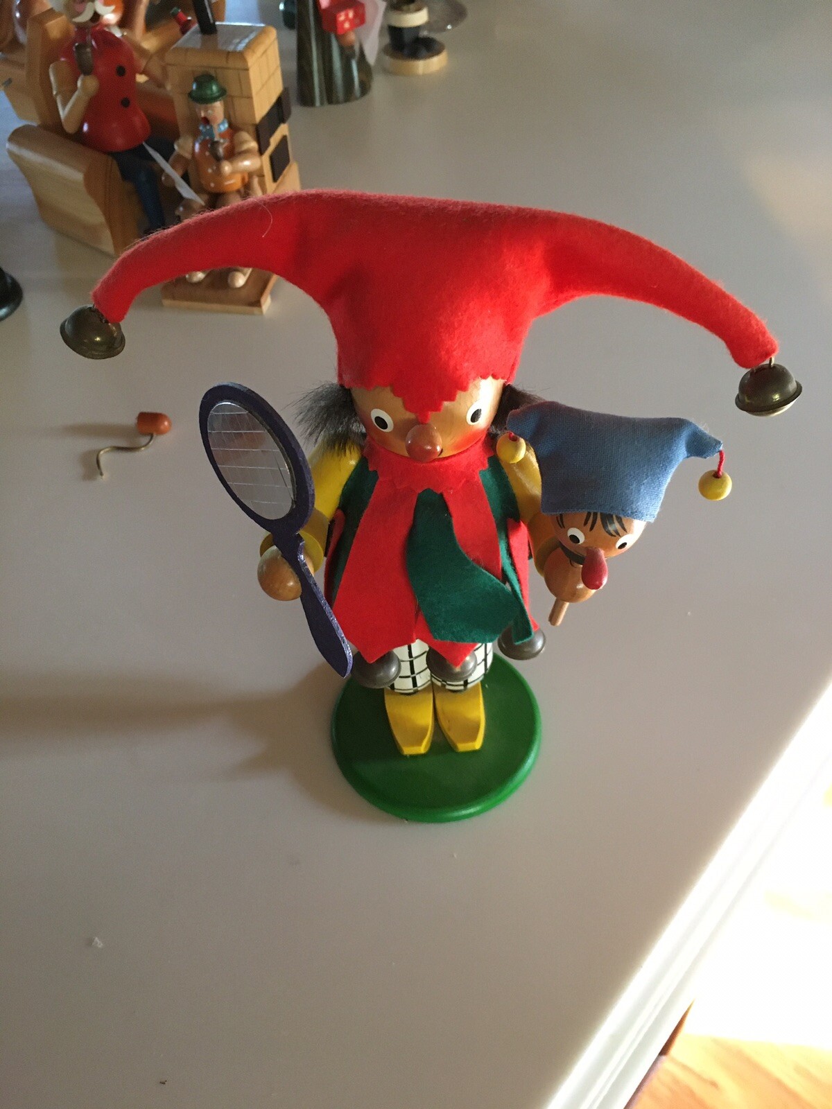 Vintage Steinbach Court Jester Hand Mirror And Puppet German Smoker | eBay