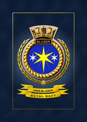 HMS BLAZER SHIPS BADGE/CREST - HUNDREDS OF HM SHIPS IN STOCK | eBay UK