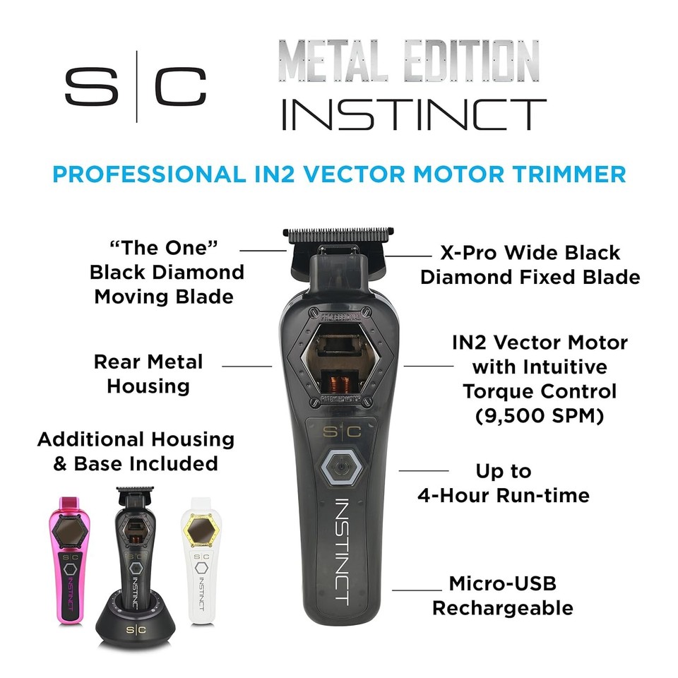 StyleCraft Instinct Metal Edition Cordless Hair Trimmer | SC410M | eBay
