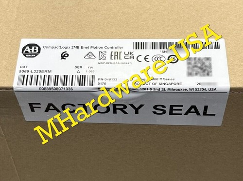New Allen Bradley 5069-L320ERM /A CompactLogix 5380 Controller | eBay