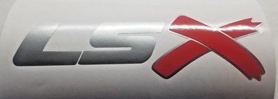 LSX Sticker decal vinyl ls x for c10 corvette camaro chevy GM Gray and ...