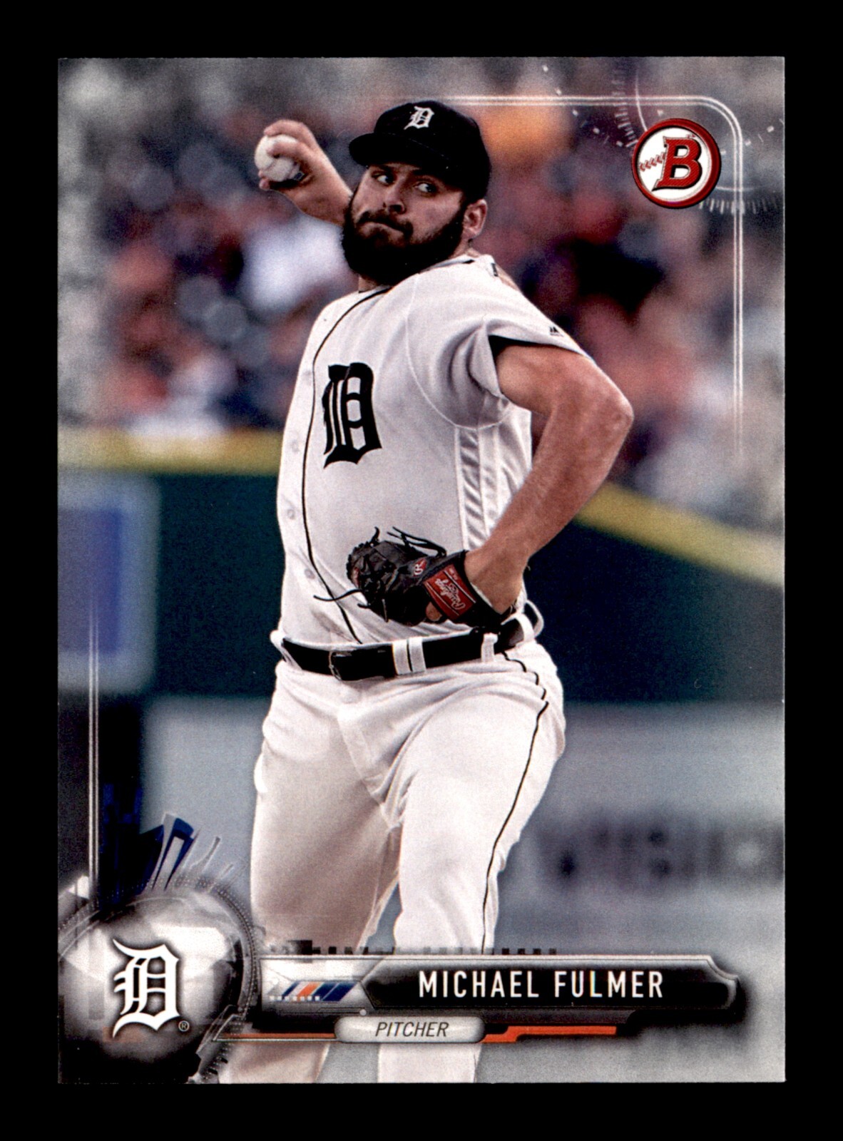 2017 Bowman #94 Michael Fulmer Detroit Tigers Baseball Card | eBay