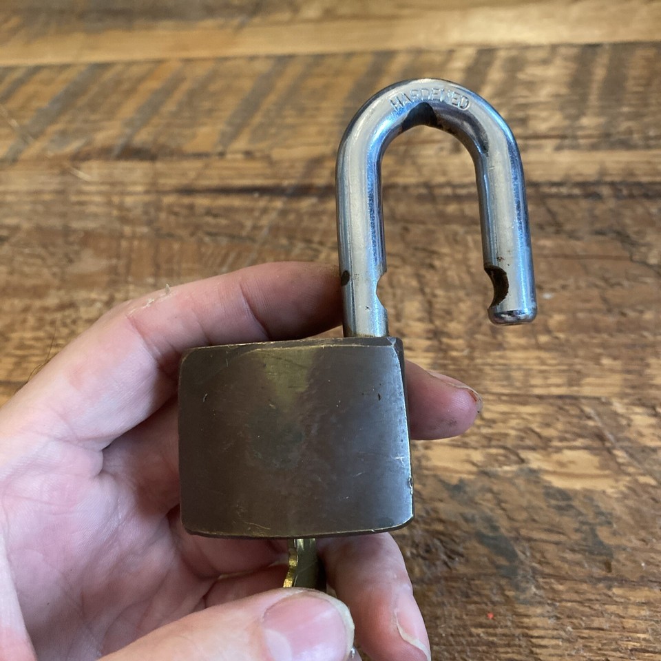Vintage USA American Lock Co. Series 80 Hardened Padlock With 2 Keys | eBay