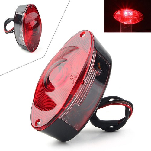 For Suzuki Ducati Harley BMW LED Rear Red Tail Light Running Rear Lamp ...