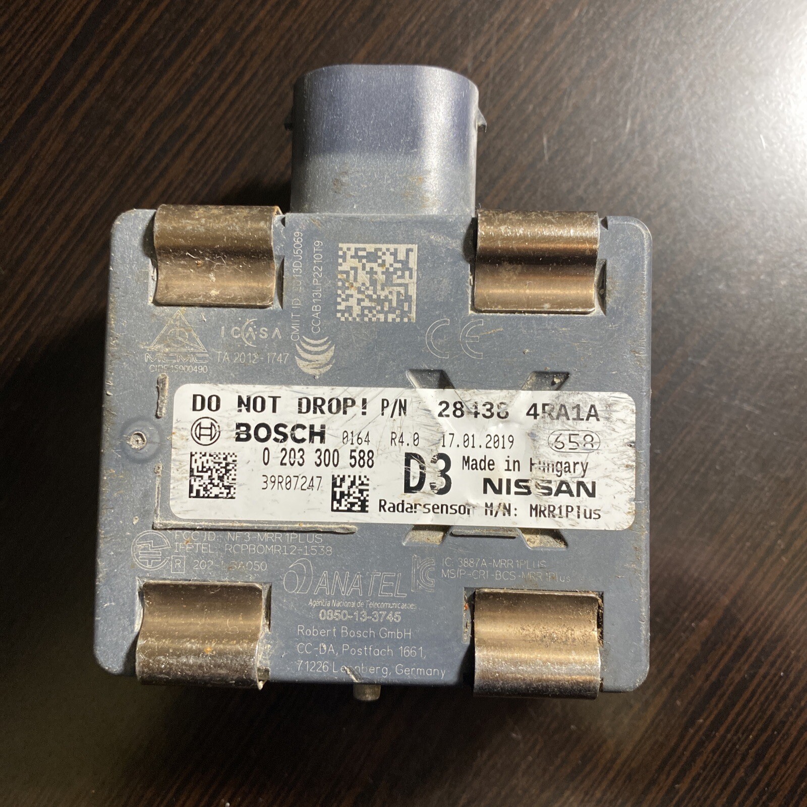 OEM 2016-2019 Cruise Control Distance Radar Sensor Nissan Maxima 28438 ...