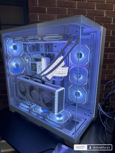 Custom Gaming PC 9800X3D White 48GB RAM DDR5 10TB SSD | eBay