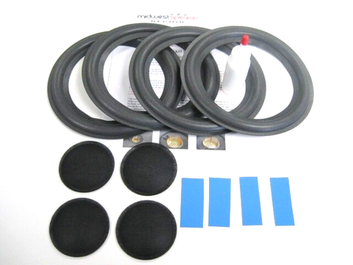 JBL LX66 8" Woofer Refoam Kit - Speaker Foam Repair - 4 Surrounds w ...