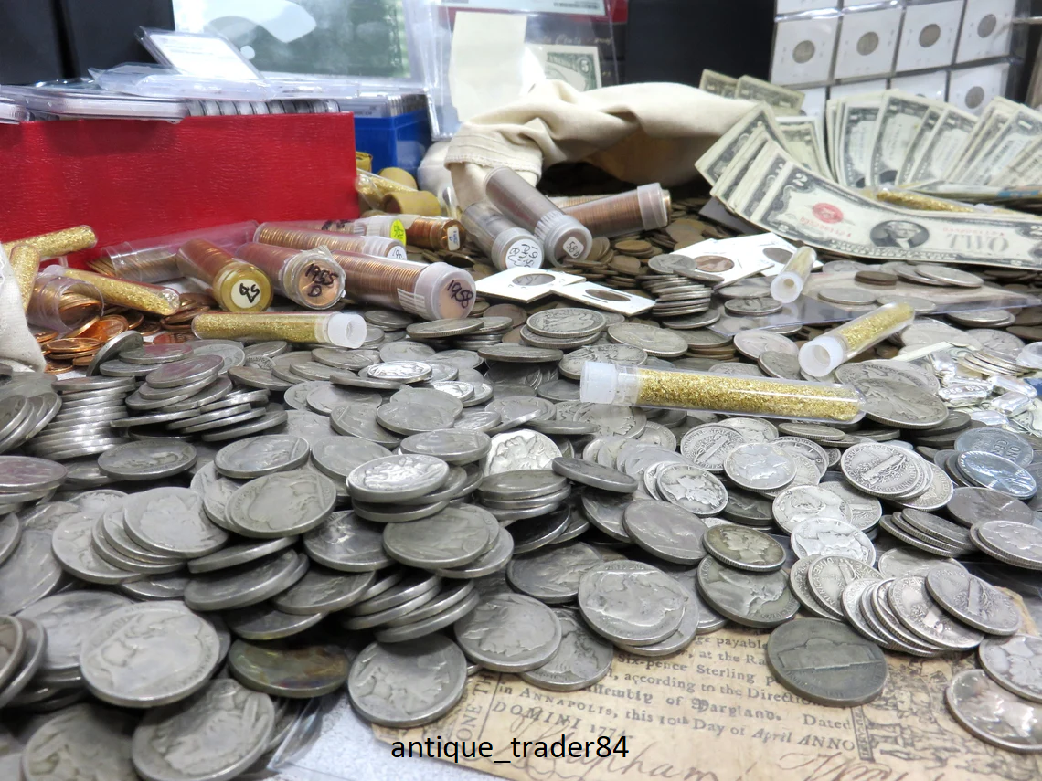 35+ ITEM Old U.S. Estate Coin Hoard - Gold / Rare Silver / Currency ...