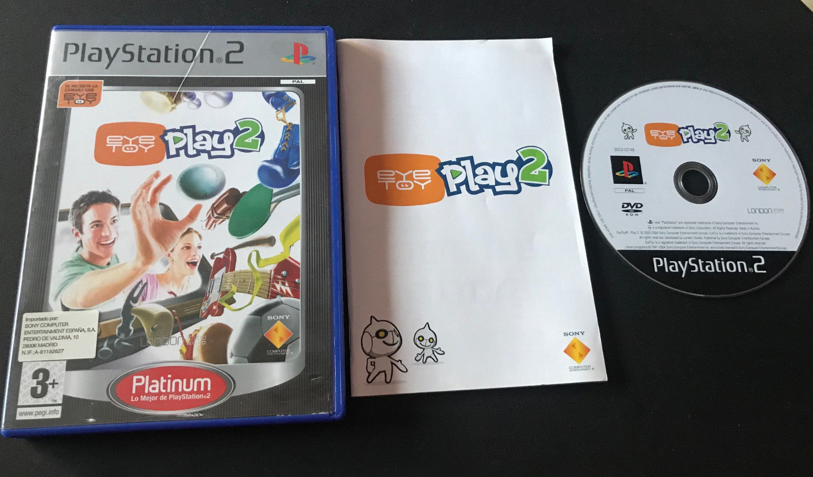 EyetoY Play 2 PS2 Play Station 2 PAL Spanish | eBay