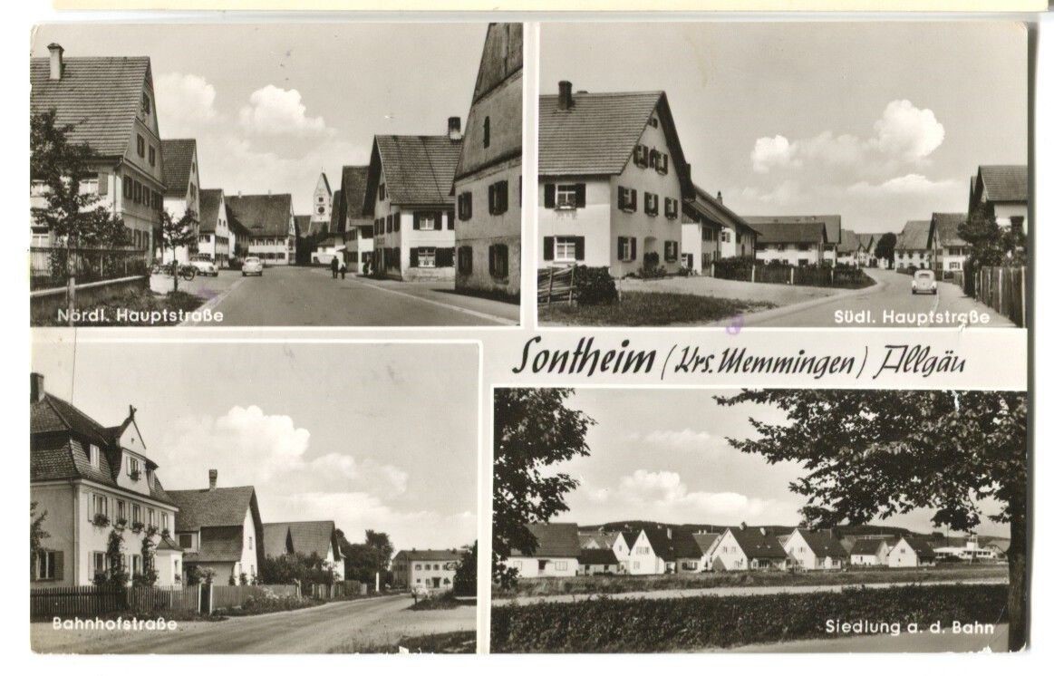 Vintage Sontheim Allgau Germany Real Photo Postcard | eBay